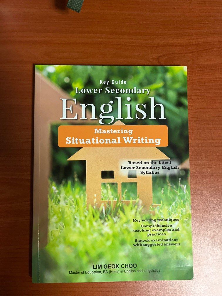 Lower Secondary English Situational Writing guide book, Hobbies & Toys ...