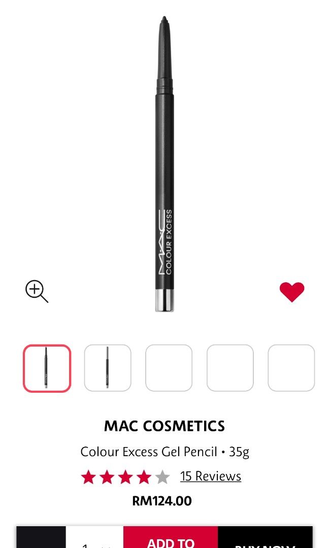 Mac eyeliner color excess gel pencil, Beauty & Personal Care, Face ...