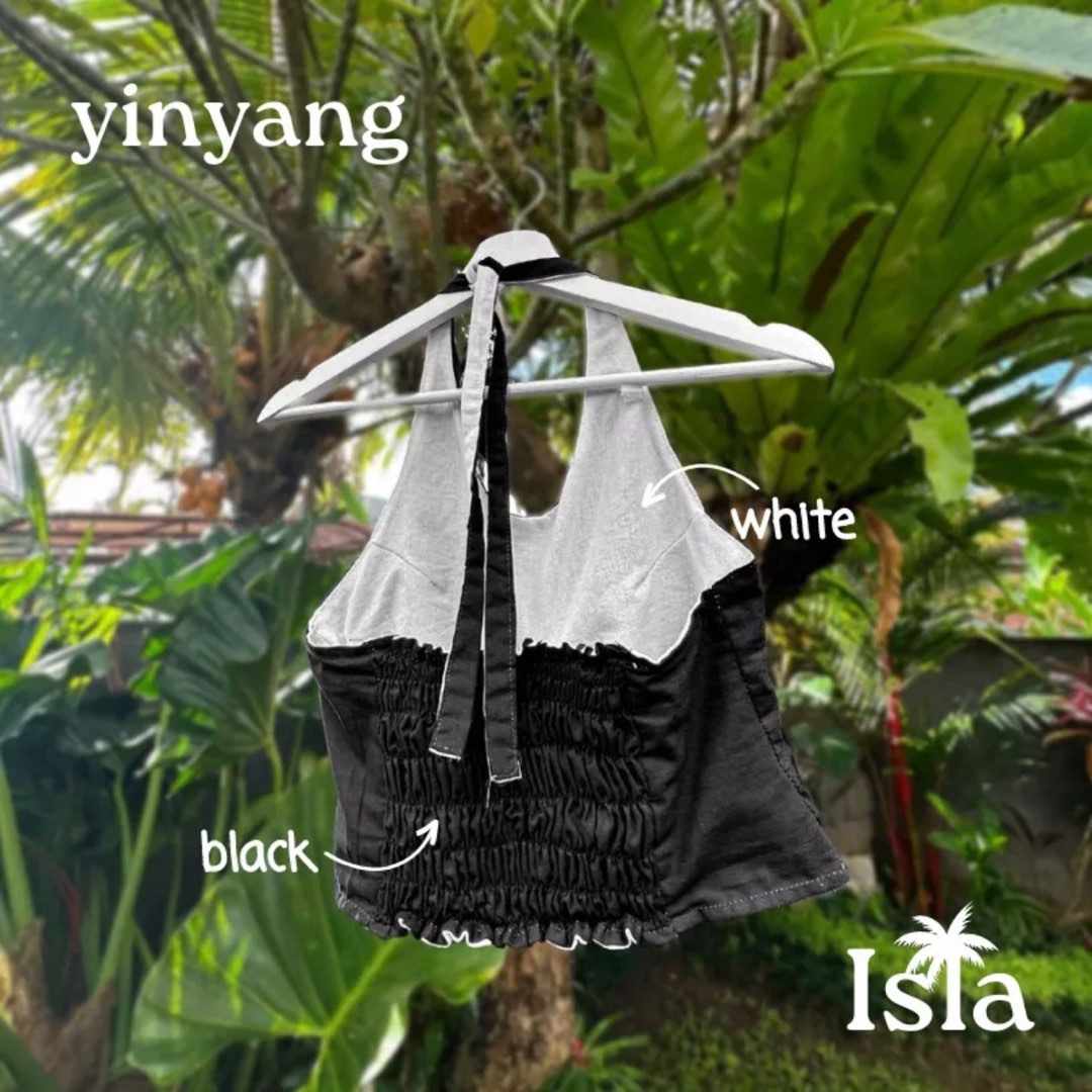 Malaya Isla top in yinyang on Carousell