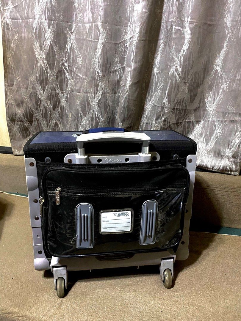 MEDIUM BOX TYPE TROLLEY BAG on Carousell