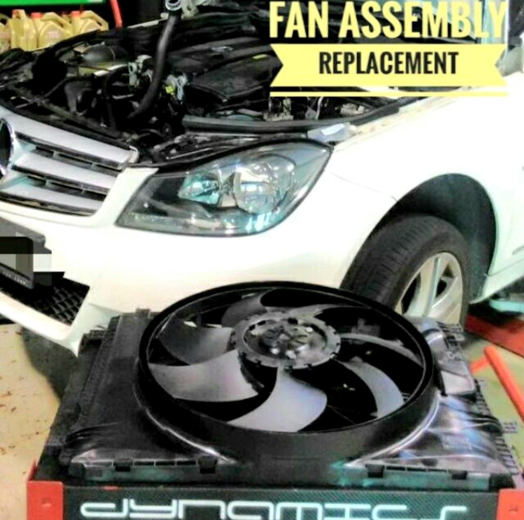 Mercedes C180 W204: Fan Motor Assembly Replacement, Car Accessories ...