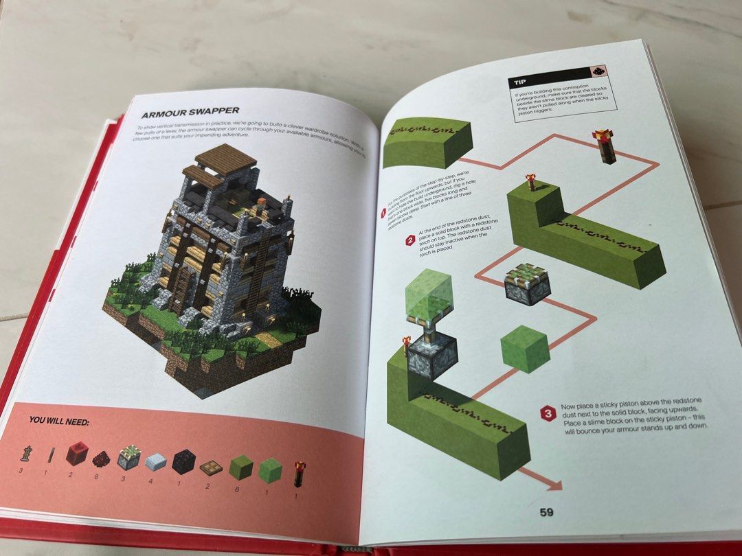 Minecraft: Guide to Redstone, Hobbies & Toys, Books & Magazines ...