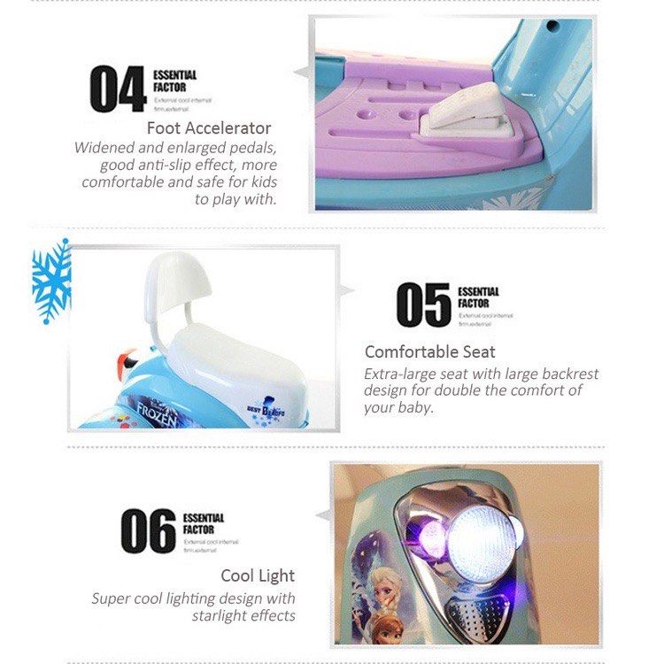 Minor Defects Elsa Frozen Kids Electric Tricycle, Hobbies & Toys, Toys ...