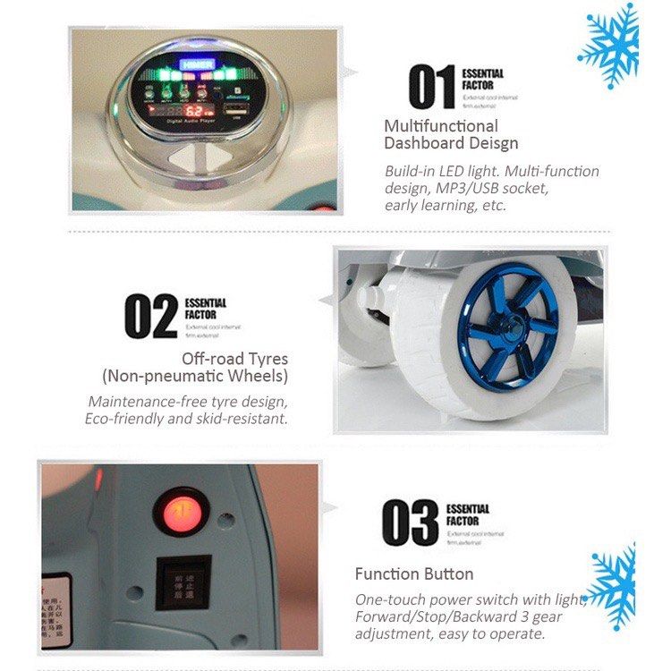 Minor Defects Elsa Frozen Kids Electric Tricycle, Hobbies & Toys, Toys ...