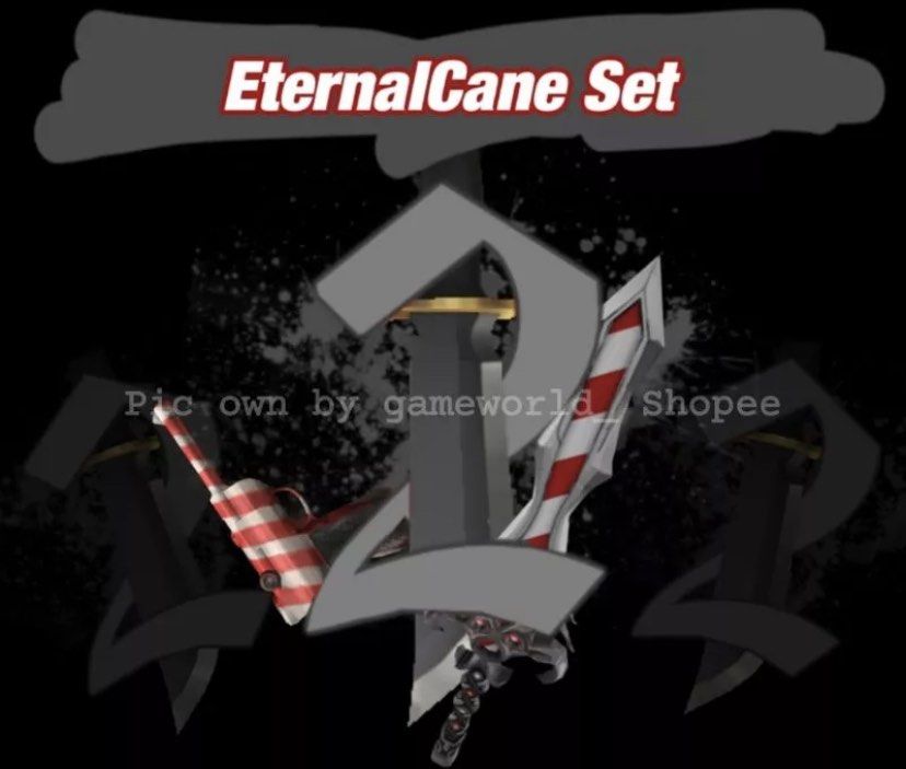 MM2 ETERNAL CANE SET ROBLOX, Video Gaming, Video Games, Xbox on Carousell