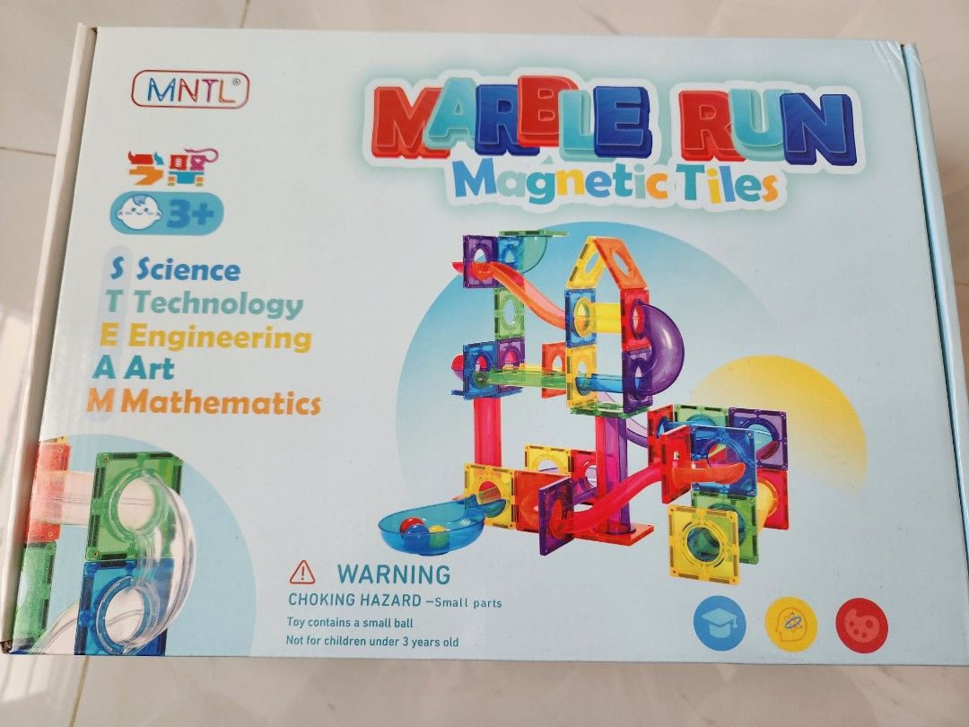 MNTL Marble Run (Transparent), Hobbies & Toys, Toys & Games on Carousell