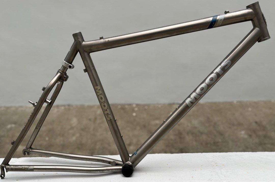 Moots Titanium YBB MTB frame (Anniversary Edition) and stem, Sports ...