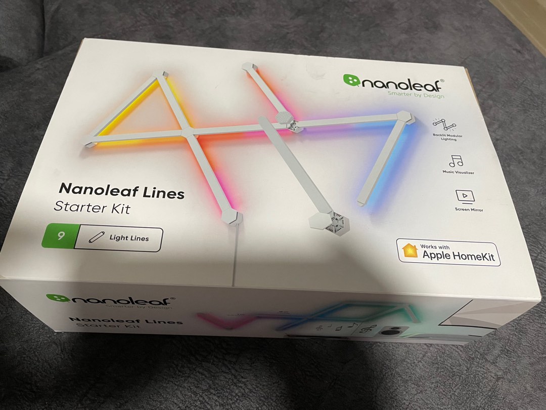 Nanoleaf lines starter kit (9), TV & Home Appliances, Other Home ...
