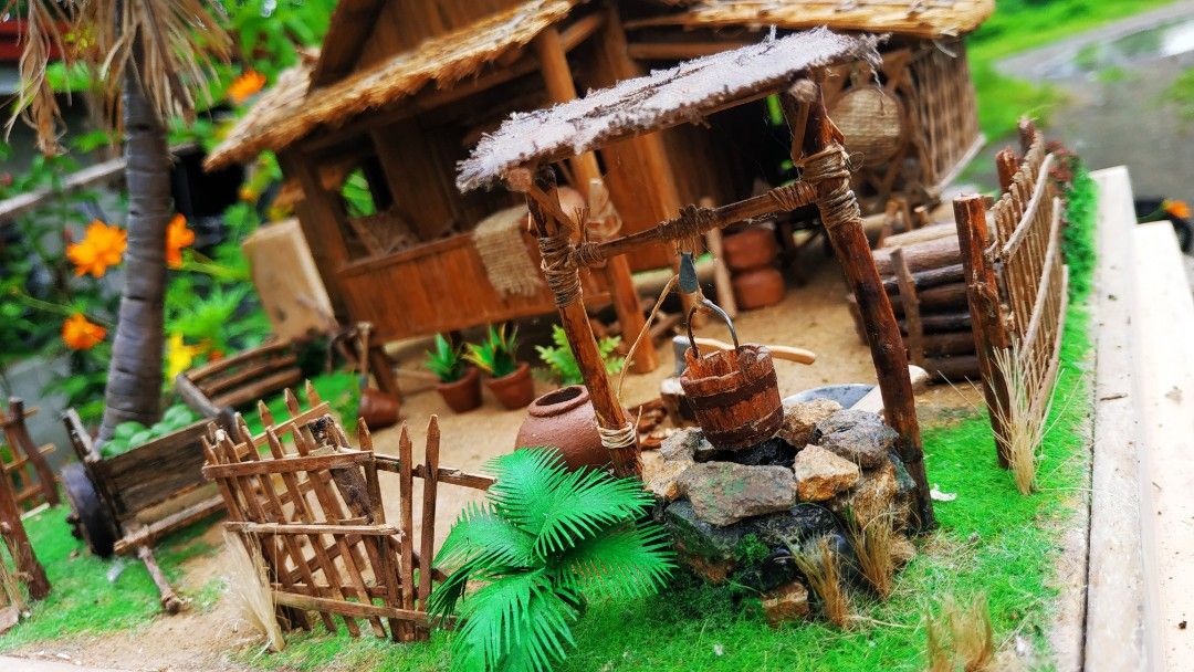 Native house, Hobbies & Toys, Stationary & Craft, Handmade Craft on ...