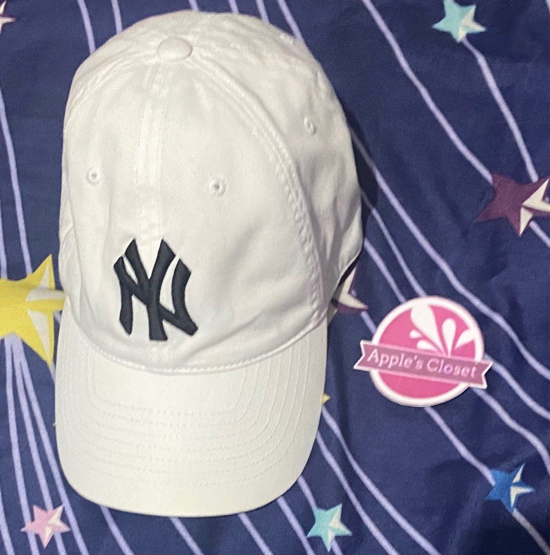 N-Cover Ballcap NY MLB White (worn by BTS V on Run BTS), Men's Fashion ...