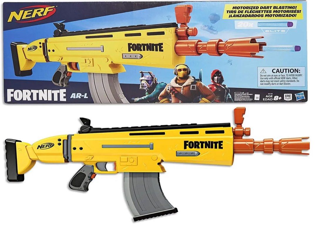 Nerf FORTNITE SCAR AR-L Blaster Toy Gun, Hobbies & Toys, Toys & Games ...