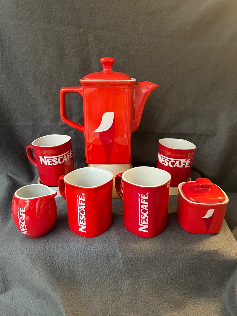 Nescafe Coffee Set, Hobbies & Toys, Collectibles & Memorabilia, Vintage ...
