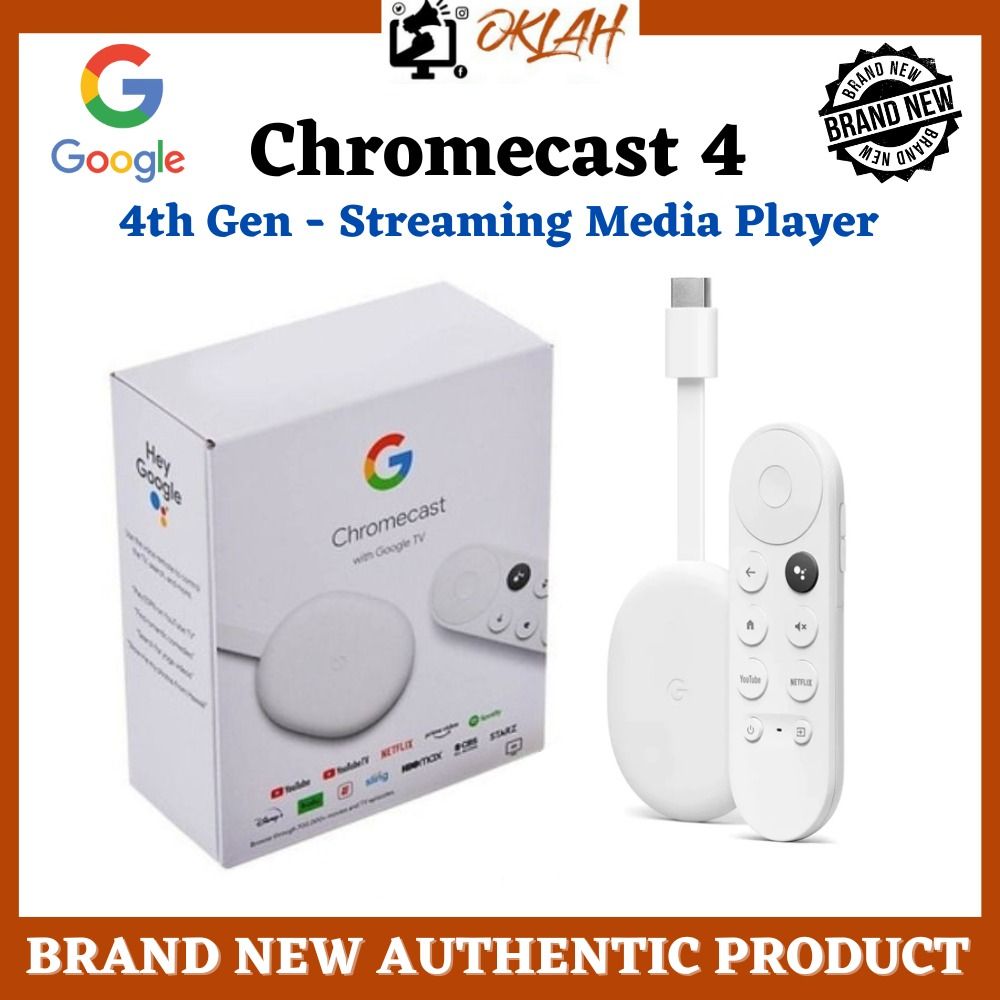 New Arrival Google Chromecast Version 4 | 4K Smart Televisions | Cast ...