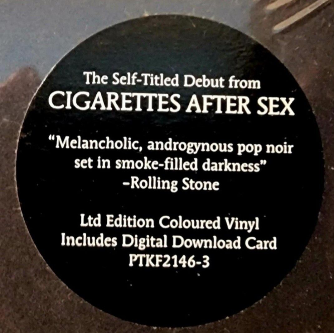 New Lp Cigarettes After Sex Cigarettes After Sex Limited Edition