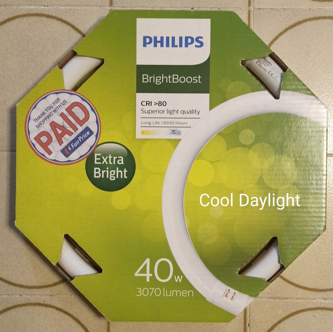 New Philips circular light 40W, Furniture & Home Living, Lighting ...