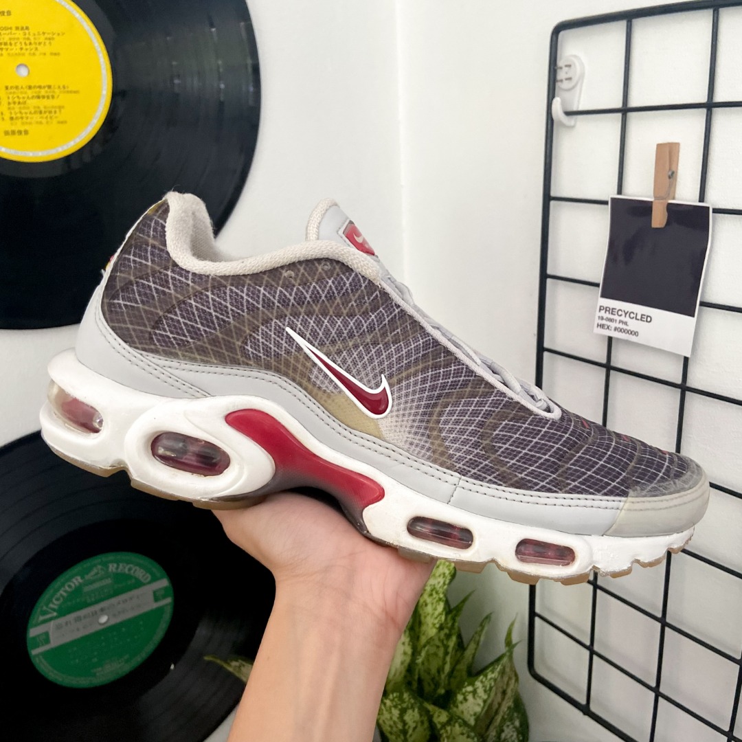 Nike TN Air Max Plus OG "Grey Red" on Carousell