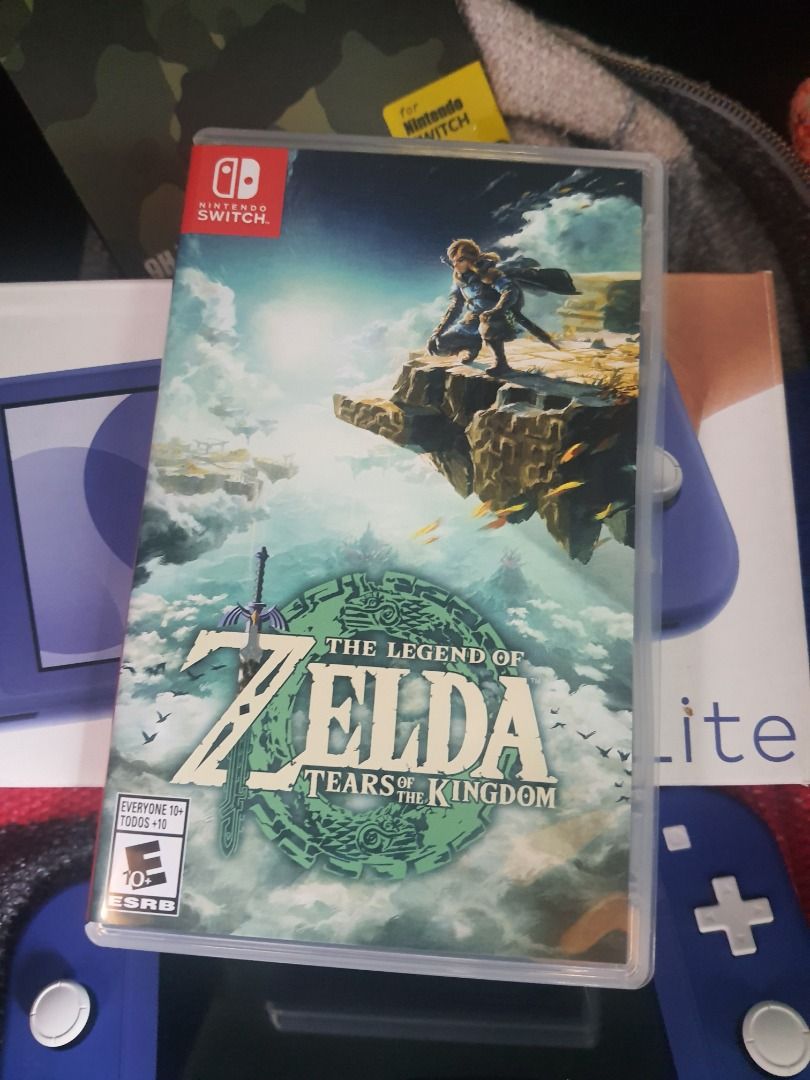 Nintendo Switch Lite Color Blue game console and The Legend of Zelda ...