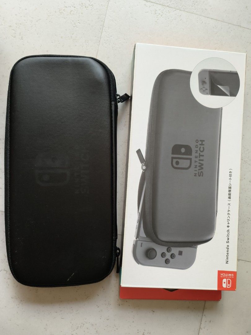 Nintendo switch with casing, Video Gaming, Video Game Consoles ...