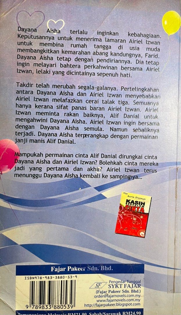 Novel Melayu, Hobbies & Toys, Books & Magazines, Storybooks on Carousell