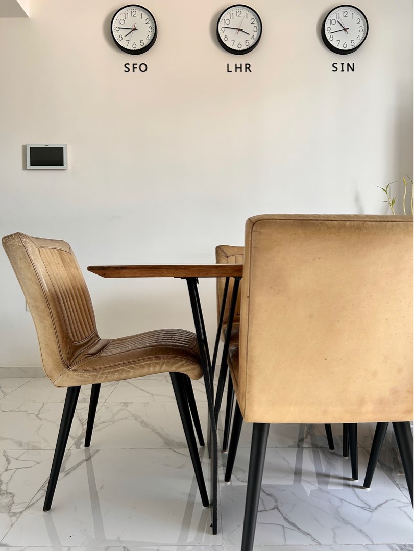 Oliver B. Clipper Dining Table (Made in Italy), Furniture & Home Living ...