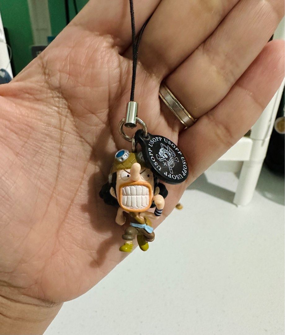 One Piece Usopp Keychain, Hobbies & Toys, Toys & Games on Carousell