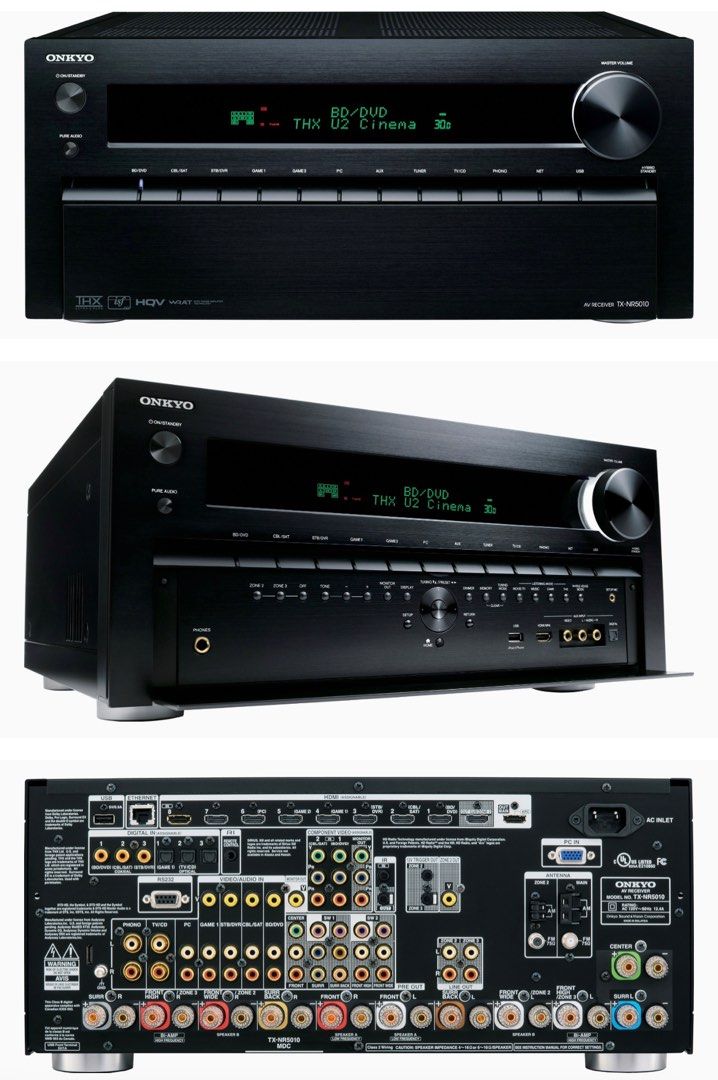 ONKYO TX-NR5010 - High End Flagship Model (Audyssey), Audio, Soundbars ...
