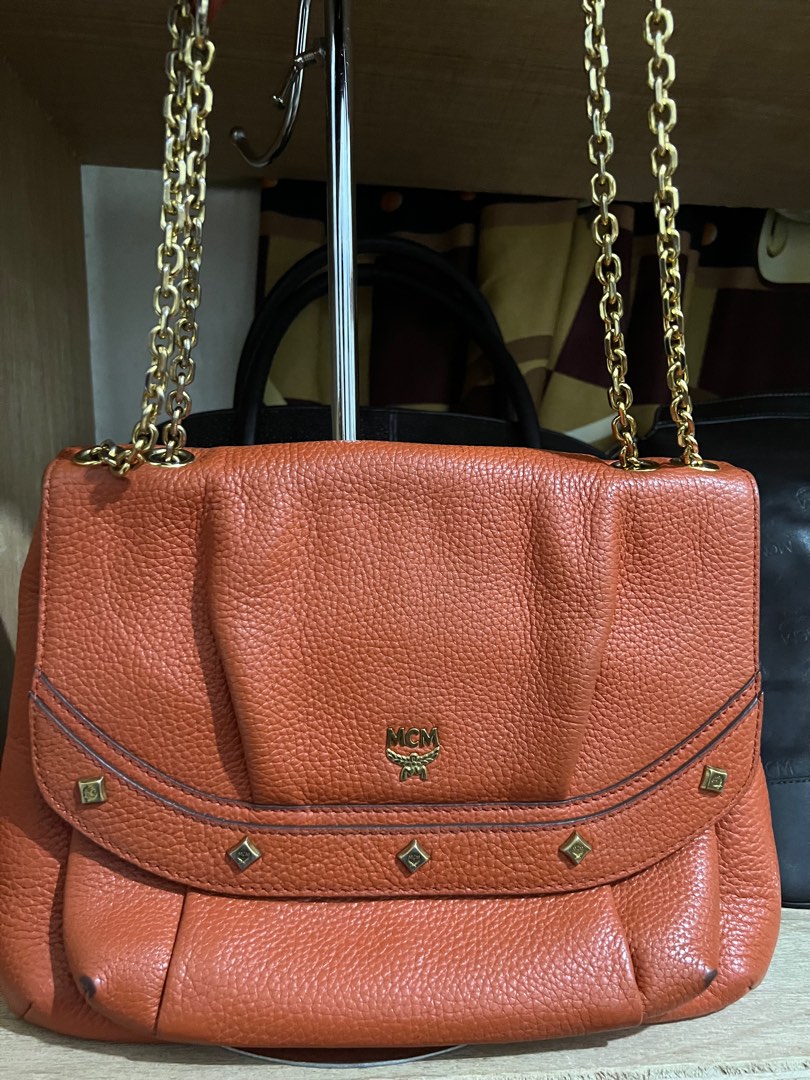 Original McM Chain Sling Bag on Carousell