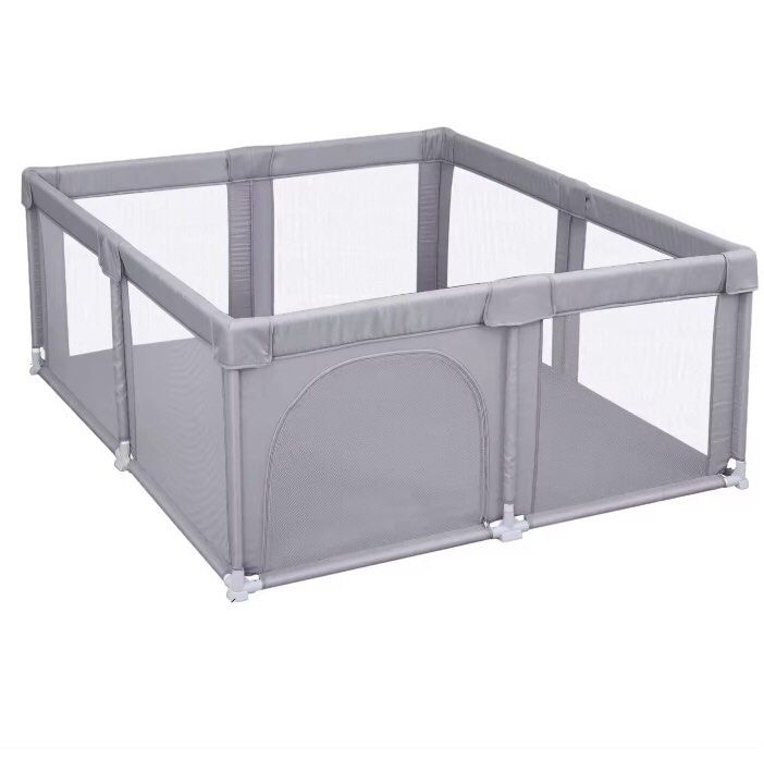 Orzbow Large Baby Playpen with Anti Slip Base Sturdy Playground Safety ...