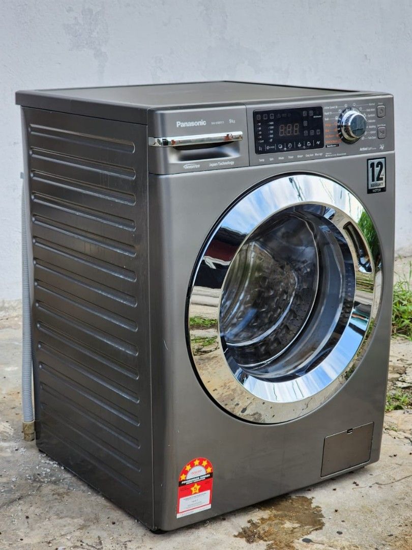 Panasonic front load washer 9 kg, TV & Home Appliances, Washing ...