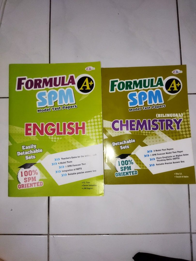 Past Year Question SPM English & Chemistry, Hobbies & Toys, Books ...