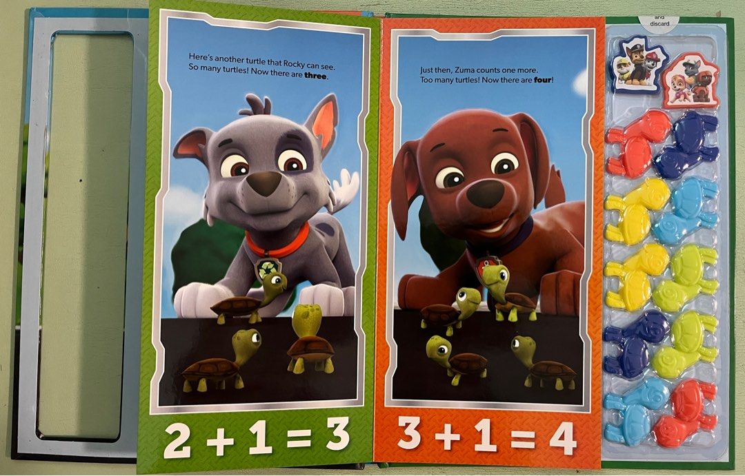 Paw Patrol Turtle Trouble A Counting Storybook ( includes 2 play ...