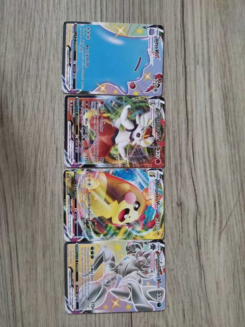 Pokemon Cards (ALL VMAX), Hobbies & Toys, Toys & Games on Carousell
