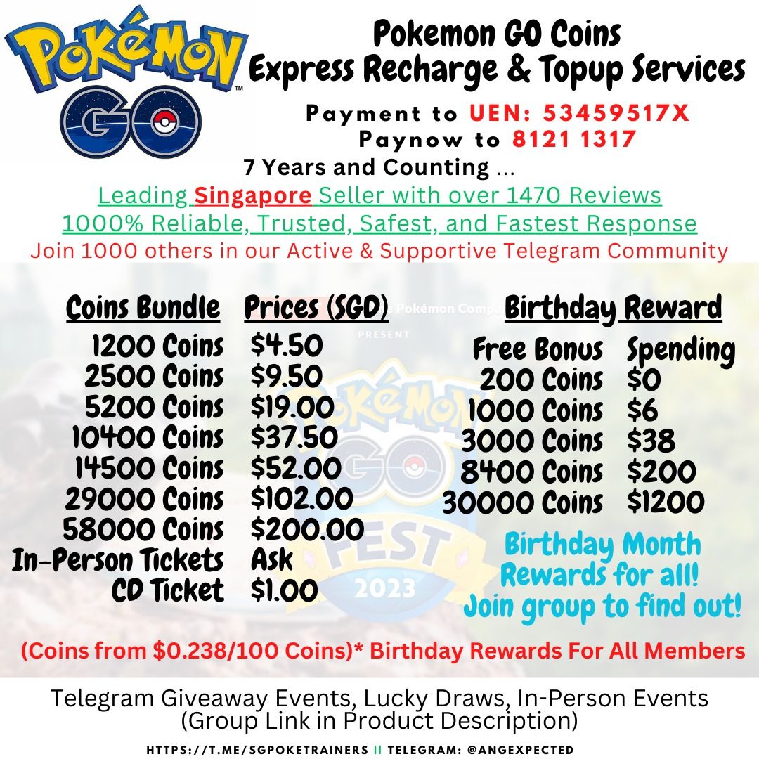 Cheapest Pokemon Go Pokecoins | Pokecoins | Pokemon Go Coins Top Up ...