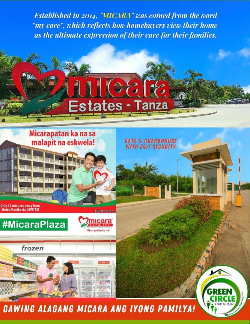 Portia MICARA ESTATE avail thru PAG IBIG and Bank financing or In house 62sqm or 66sqm or 45sqm ...