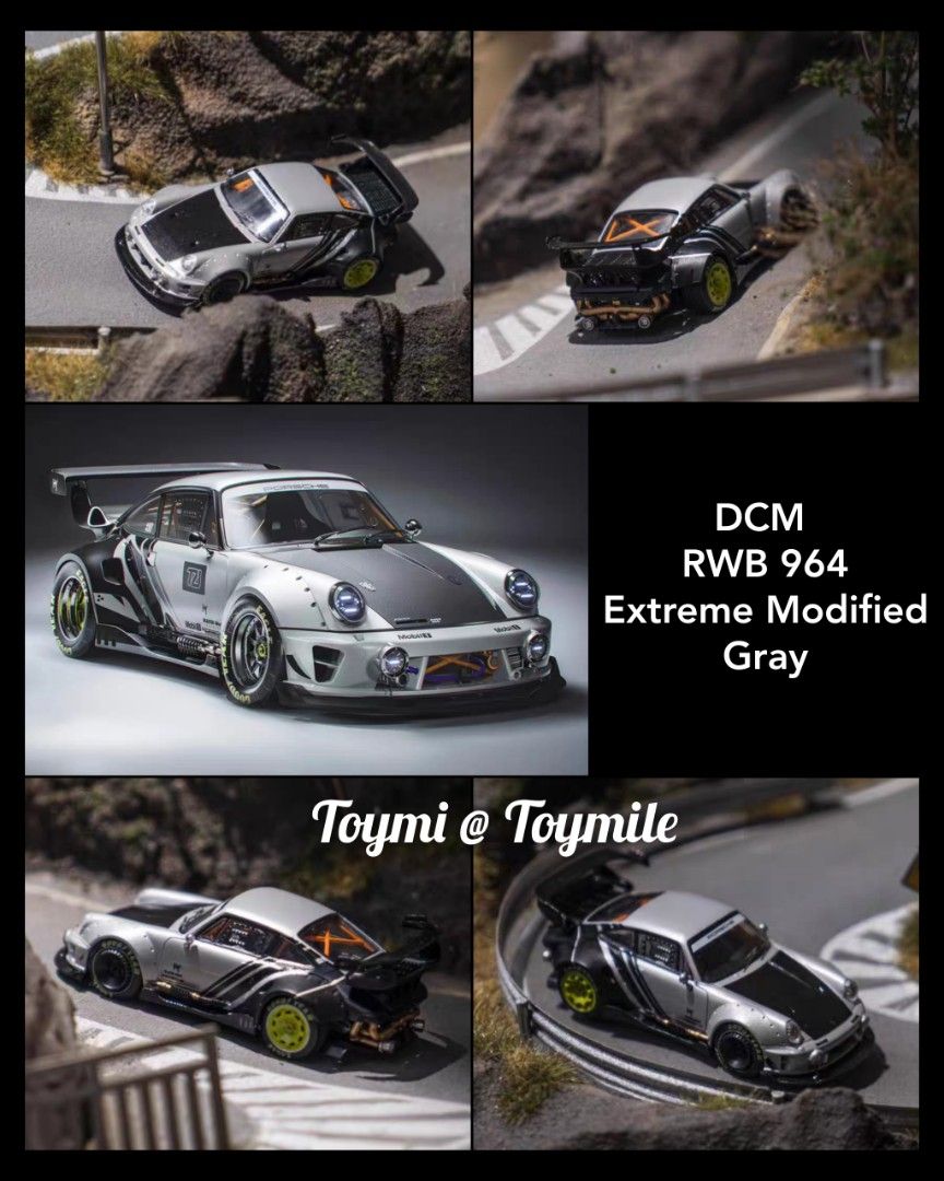 Preorders 1/64 DCM RWB 964 Extreme modified Gray, Hobbies & Toys, Toys & Games on Carousell