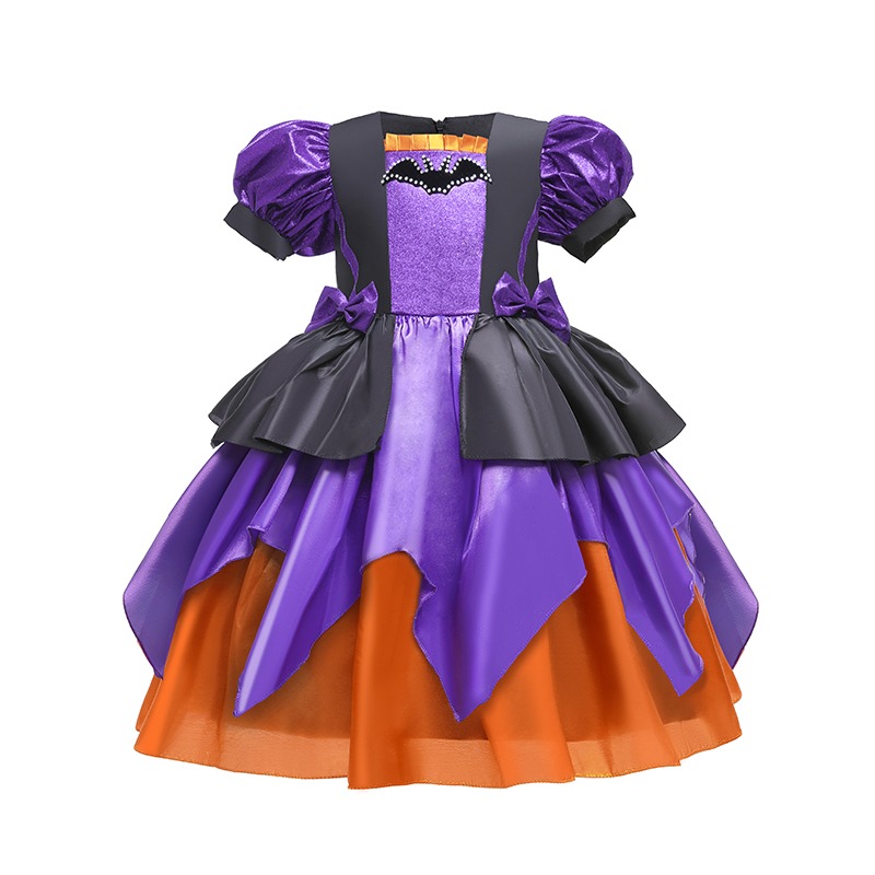 Princess Halloween Party Scary Night Bat Costume Girl Cosplay Dress all ...