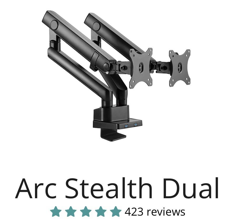 Prism+ monitor arm (Arc Stealth Dual), Computers & Tech, Parts ...