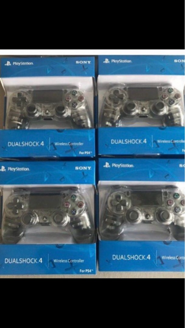PS4 Controller crystal clear edition, Video Gaming, Gaming Accessories ...