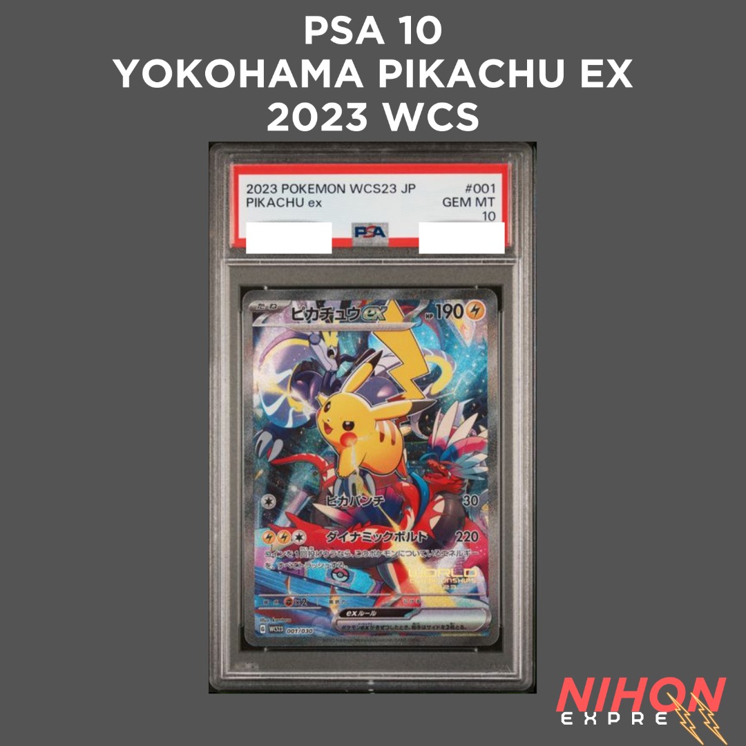 [PSA 10] YOKOHAMA WCS 2023 PIKACHU PROMO, Hobbies & Toys, Toys & Games on Carousell