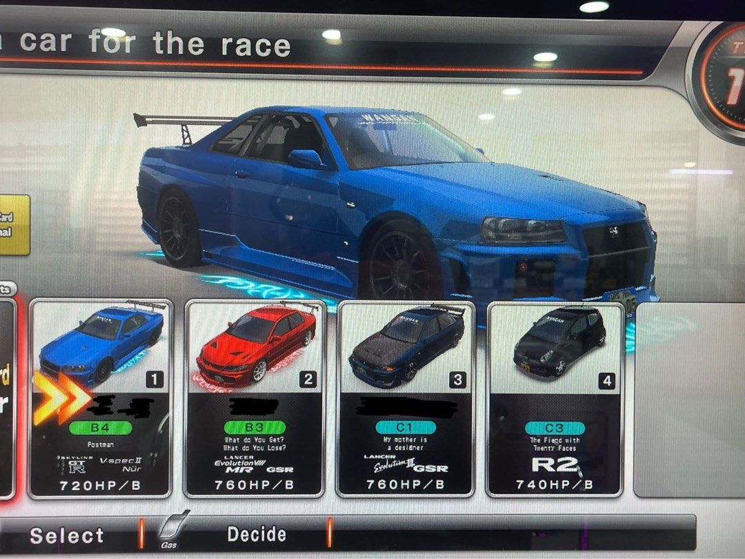R34,Evo,wangan midnight ,wmmt6rr, Video Gaming, Gaming Accessories ...