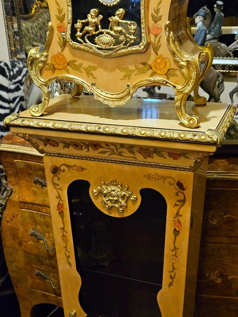 Rare and Exquisite Le Ore Italian Grandfather’s Clock, Furniture & Home ...