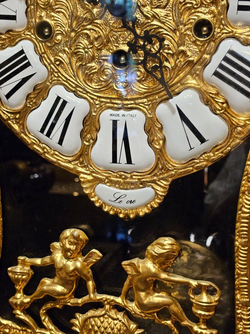 Rare and Exquisite Le Ore Italian Grandfather’s Clock, Furniture & Home ...