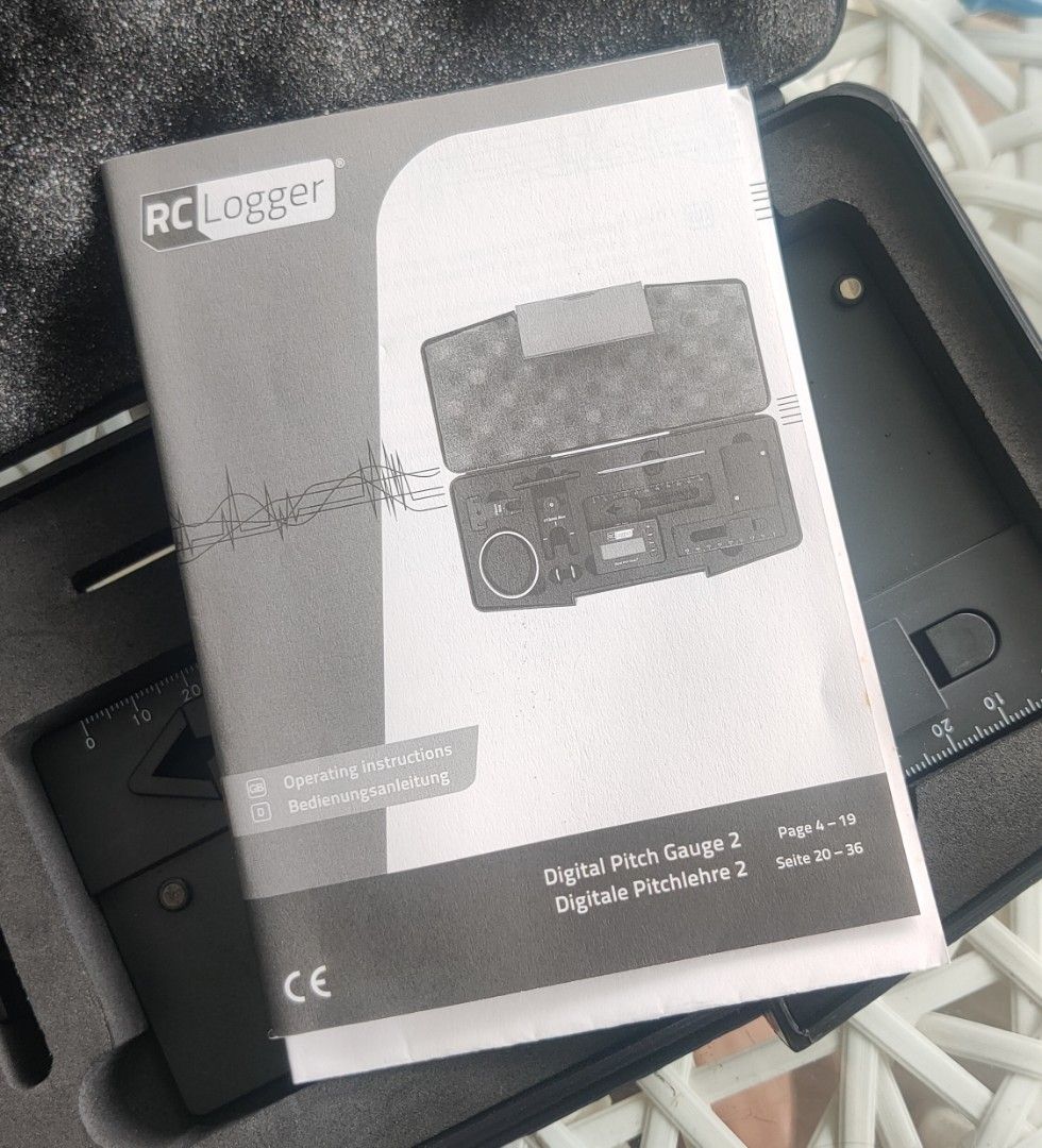 RC Logger digital pitch gauge, Hobbies & Toys, Toys & Games on Carousell