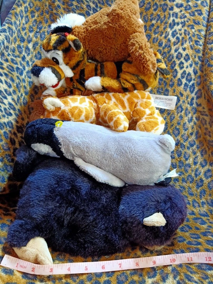 REALISTIC SAFARI / JUNGLE ANIMALS BUNDLE SET (Giraffe / Monkey / Lion ...
