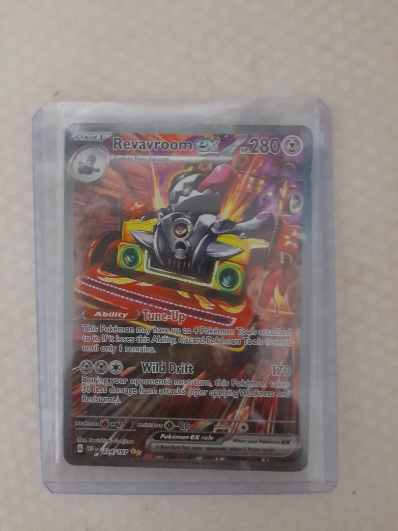 Revaroom EX SIR Obsidian Flames, Hobbies & Toys, Toys & Games on Carousell