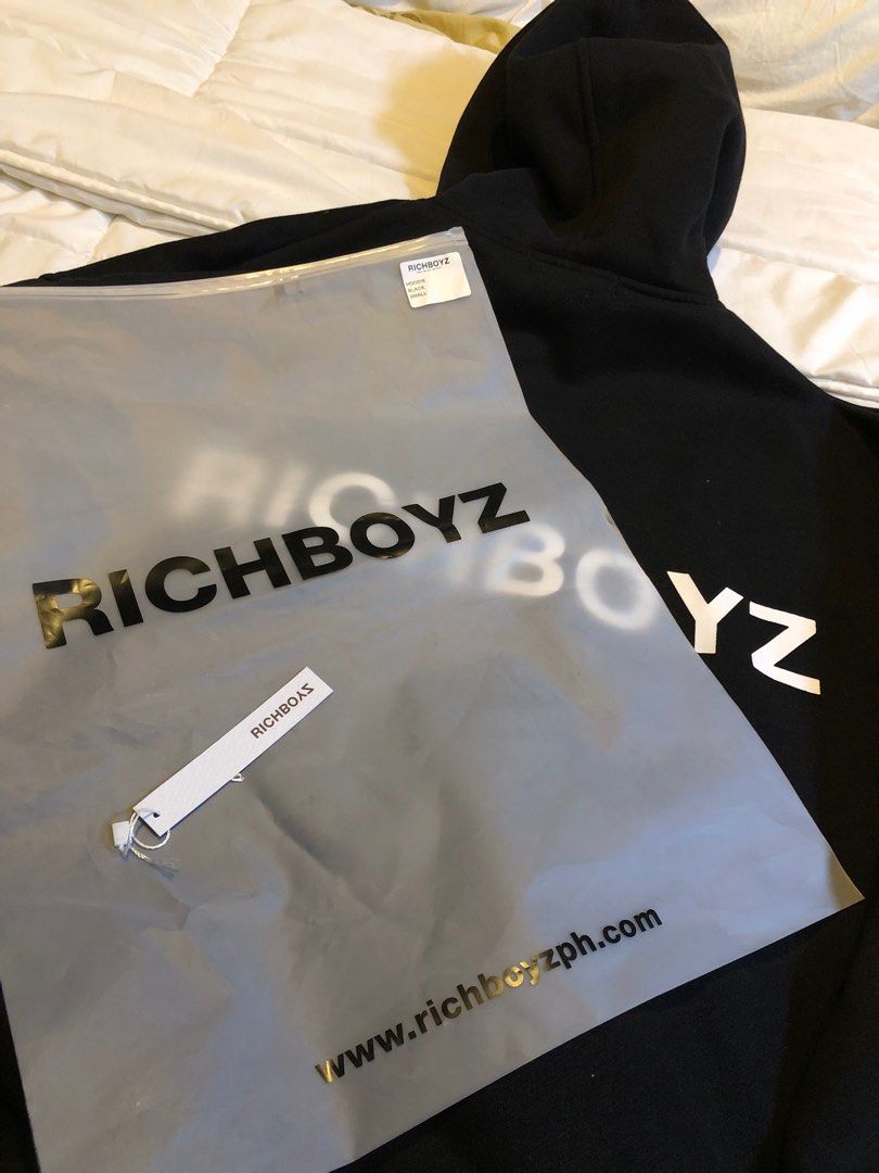 Richboyz Hoodie “Black”, Men's Fashion, Coats, Jackets and Outerwear on ...