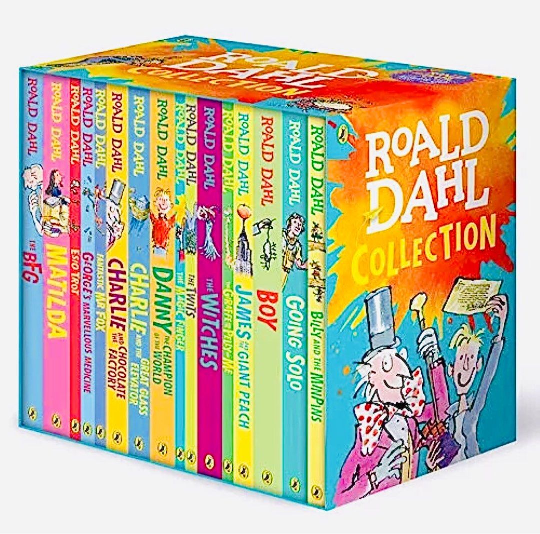 Roald Dahl Collection Box Set 16 Books Matilda Charlie Chocolate ...