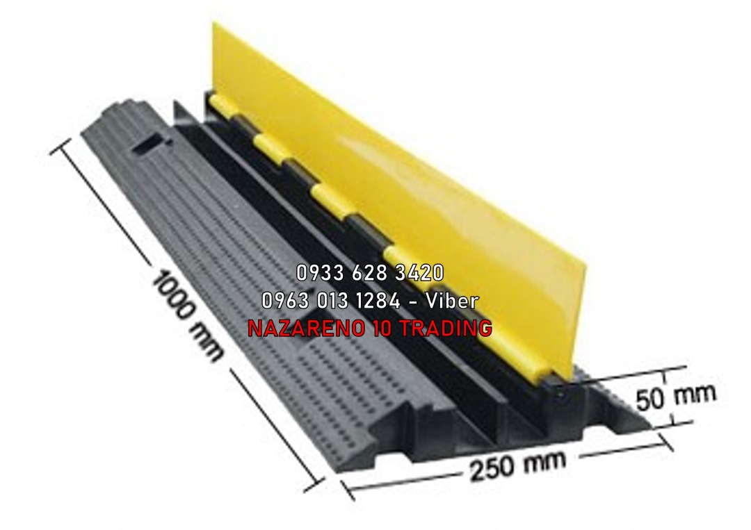 RUBBER HUMPS WITH CABLE PROTECTOR 2 Channels, Commercial & Industrial ...