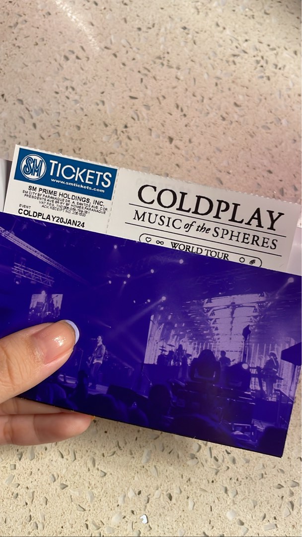 RUSH Coldplay Manila Day 2 Ticket, Tickets & Vouchers, Event Tickets on ...