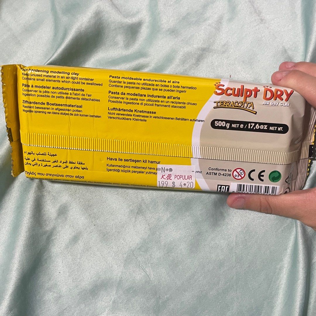 Sculpt Dry Air Dry Clay, Hobbies & Toys, Stationery & Craft, Craft ...